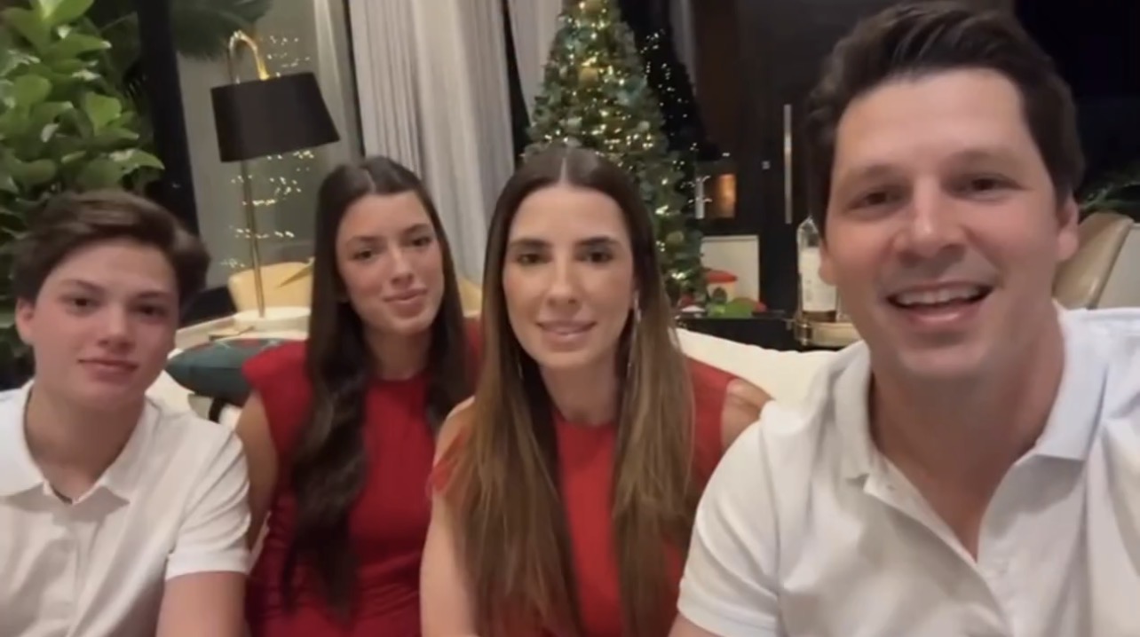 Vice-governador Daniel Vilela grava mensagem de Natal com a família ...